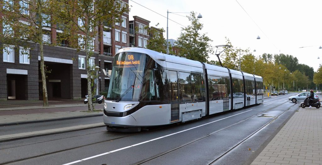 Proefritten met nieuwe Amsterdamse trams - NVBS